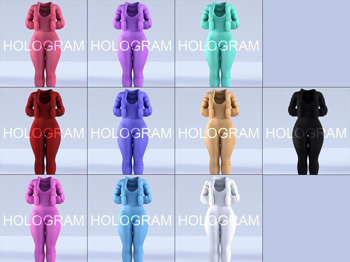 Second Life Marketplace Fatpack Jacket Outfit